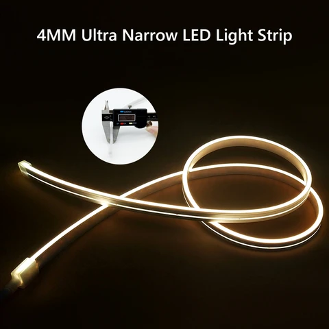 Buy Ultra Slim Side Bend Led Neon Light Ip67 Waterproof 04*08mm Milky ...