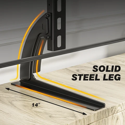 Buy Universal Table Top Tv Stand Base Tv Legs With Height Adjustment ...