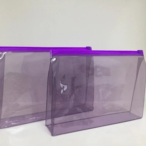 Buy With Custom Print Cosmetic Packing Frost Pvc Zip Lock Cosmetic Bags ...