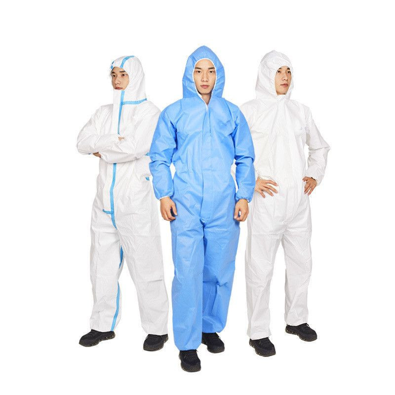Buy Non-woven Full Body Coverall Disposable Isolation Clothing Suit ...