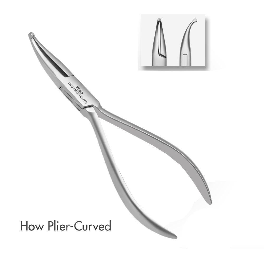 Buy Dental How Plier Curved Orthodontic Surgical Archwire Bending from ...