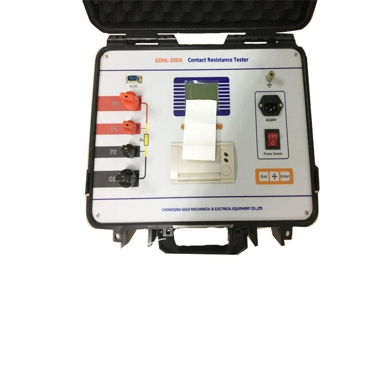 Buy Dc 100a Megger Contact Loop Resistance Tester from Chongqing Gold ...