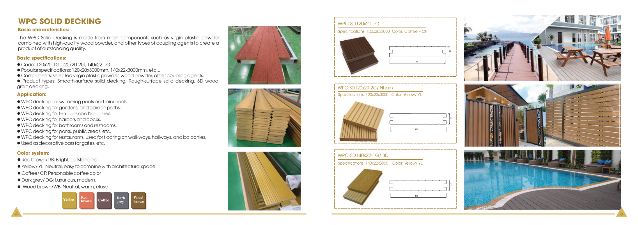 Buy Wpc Decking Boards from Ceramic Kingdom, Vietnam | Tradewheel.com
