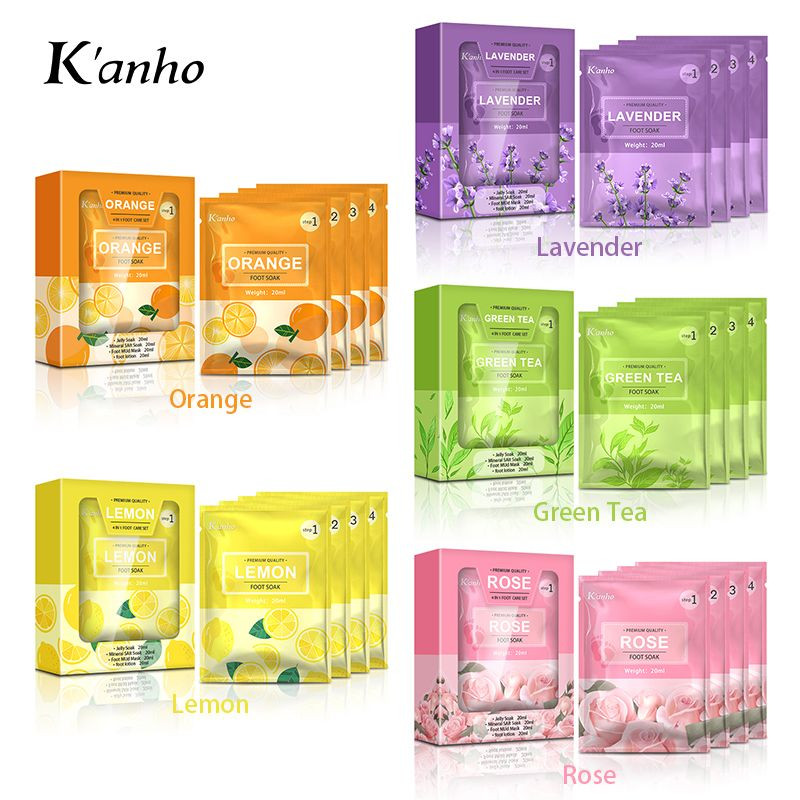 Buy Kanho Lavender Disposable Foot Care Massage Exfoliating Bath Salt ...