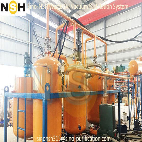 Buy Waste Oil Vacuum Distillation System Waste Oil Recycling System ...