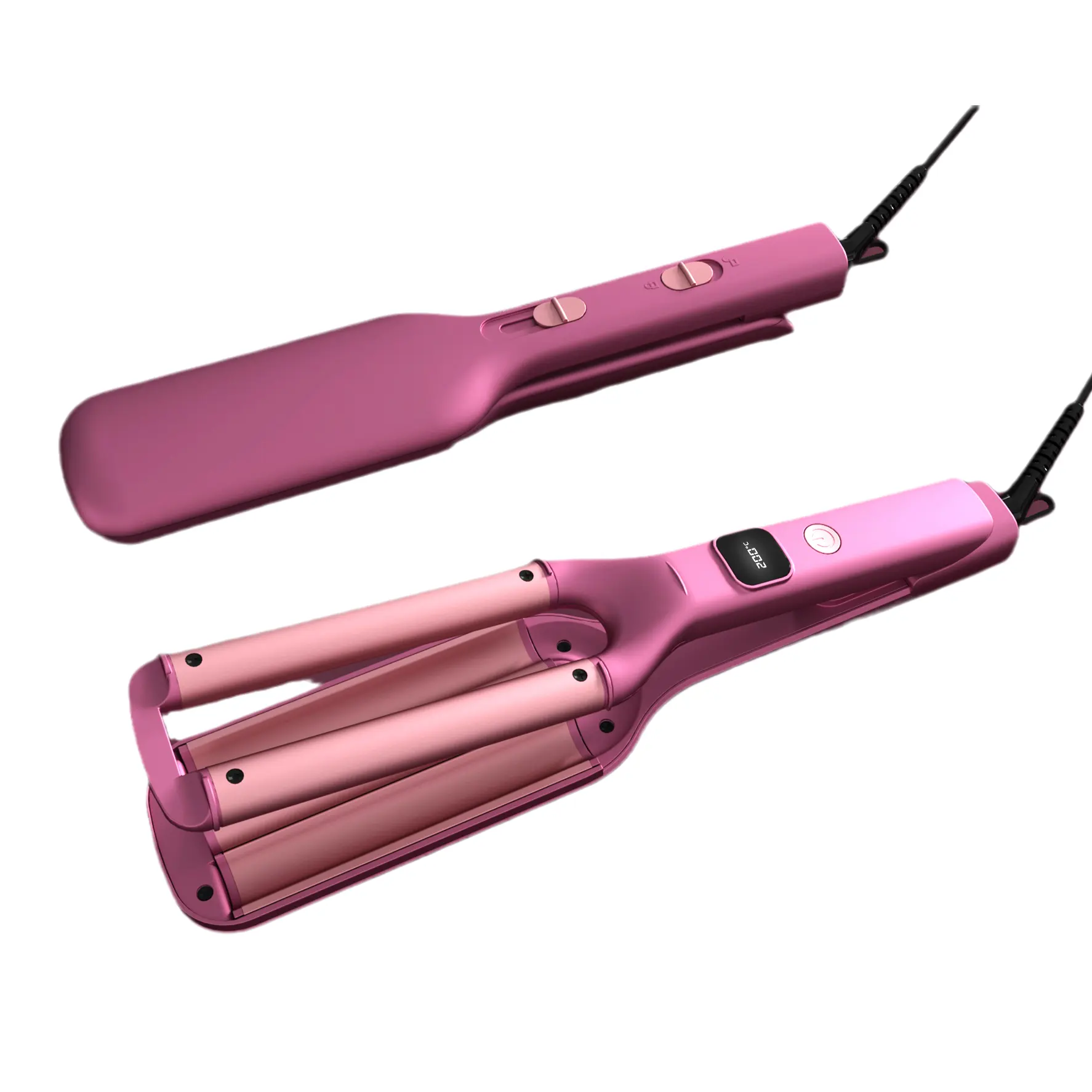 Buy Wholesale Hair Crimpers Custom Ceramic 3 Barrel Hair Crimper Curler ...
