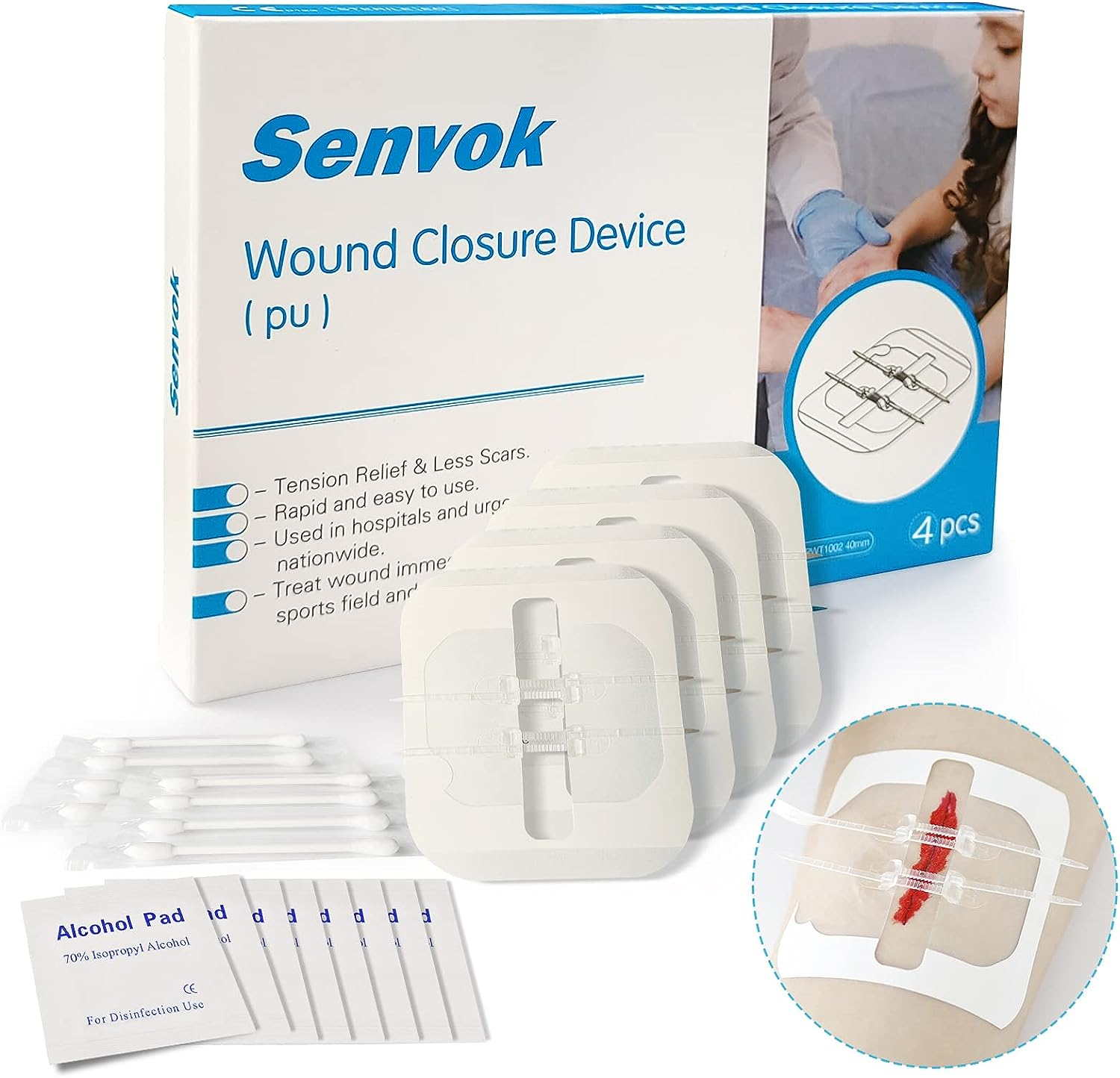 Buy Senvok Wound Closure Device (suture-free) from Senvok Med Inc, USA ...