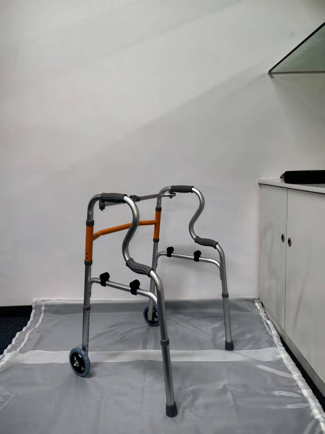 Buy 3-in-1 Stand-assist Folding Walker Heavy Duty Walking Mobility Aid ...