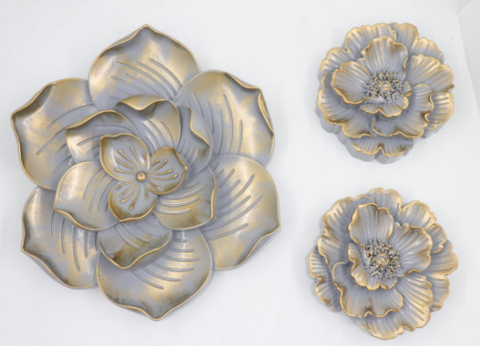 Buy Modern Luxury Home Decor Plastic Flower Wall Decoration Wall ...