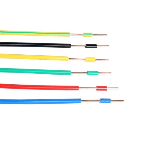 Buy 0.75mm2 Bv Solid Single Core Copper Pvc Coated Electrical Wire ...