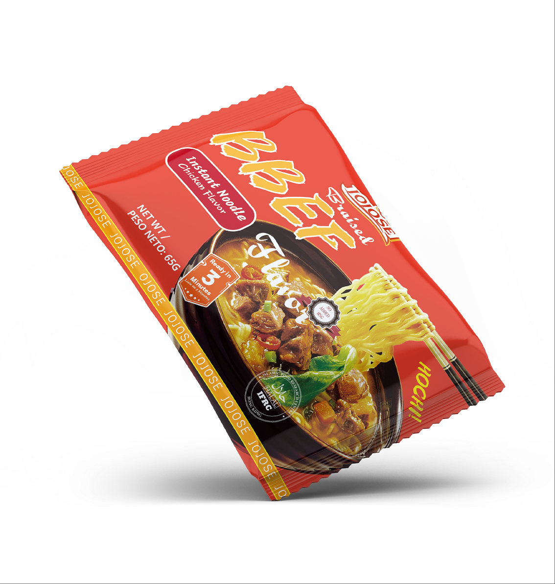 Buy Jojose Instant Bag Noodle Custom 60g 65g 80g 110g from JOJOSE FOODS, USA | Tradewheel.com