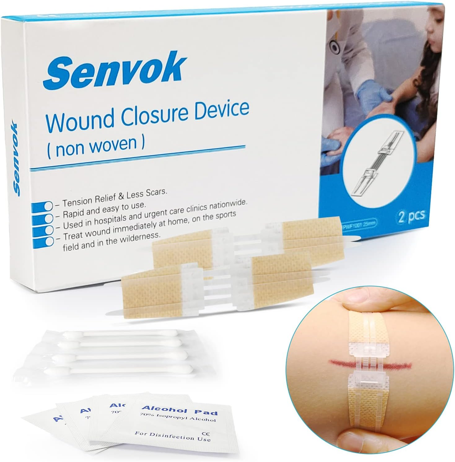 Buy Senvok Wound Closure Device (suture-free) from Senvok Med Inc, USA ...
