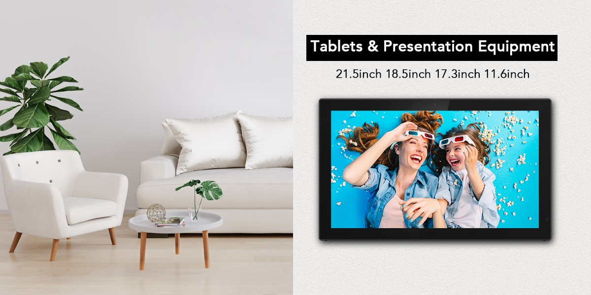 Buy 21.5inch Full Hd Touch Screen Wall Mounted Wifi Media Ads Player ...