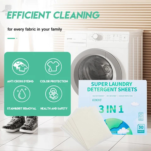 Buy 3 In 1 Laundry Tablets High Foam Easy To Rinse Laundry Detergent ...