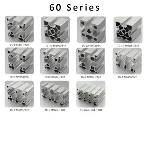 Buy 60x60 Industrial Aluminium Frame Material Brackets Manufacturer T ...