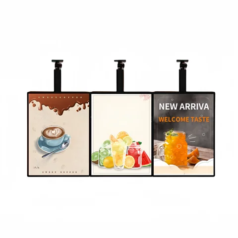 Buy Aigao Wall Mounted Slim Magnetic Led Light Box Fast Food Restaurant ...