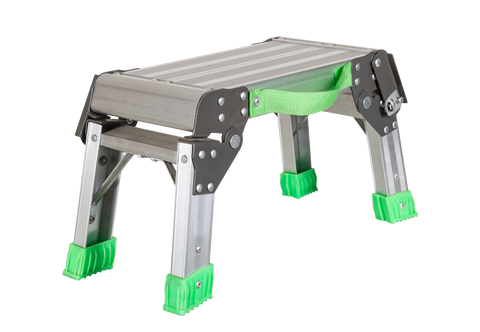 Buy Aluminum Work Beach Ladder Step Stool Width Folding Work Platform ...
