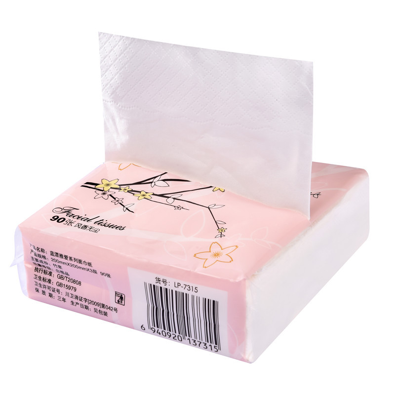 Buy Bamboo Pulp Household Paper Handkerchief from Sichuan Lampure Daily ...