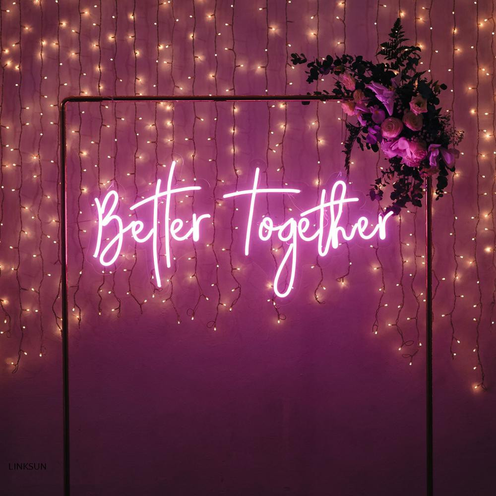 Buy Better Together Led Neon Sign, Better Together Led Sign from ...