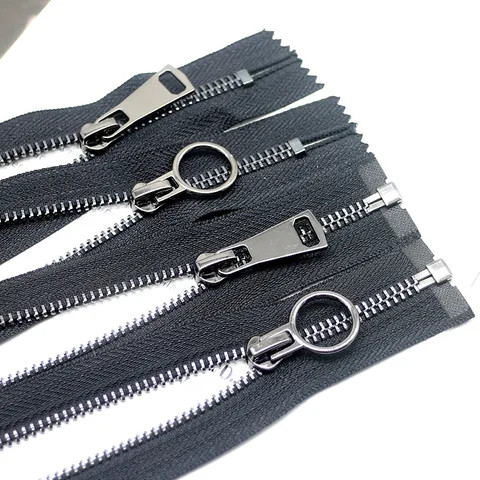 Buy Black Zip With Custom Puller Garment Accessories Swing Zippers Sets ...