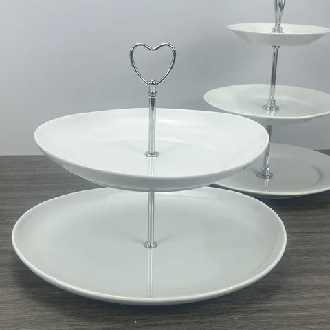 Buy Cake Stand 3 Tier Cake Display Stand Party Use Dessert Plate Fancy ...