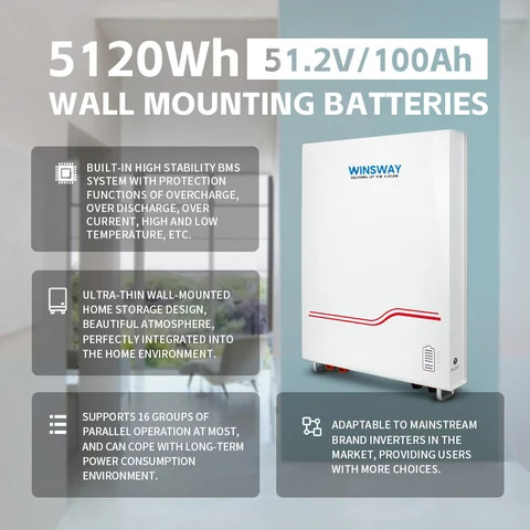 Buy China Factory 5kw Lifepo4 48v 100ah Household Lithium Solar Battery ...