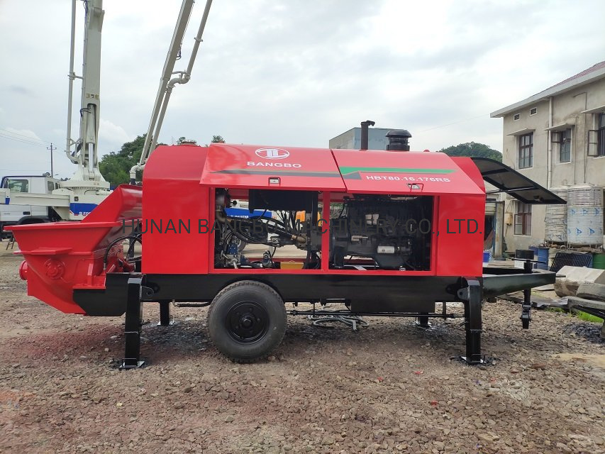 Buy Construction Machinery Portable Stationary Concrete Trailer Diesel ...