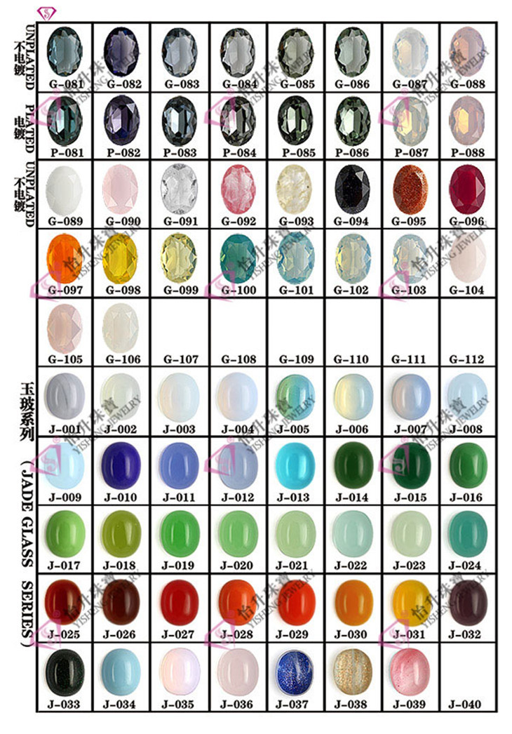 Buy Cubic Zirconia/corundum/spinel/glass Stone/opal Gemstone Color ...