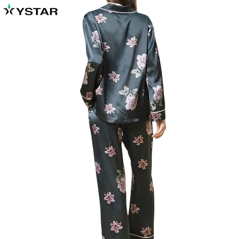 Buy Custom Digital Print Satin Sleep Wear 100% Pure Silk Pyjamas Set ...
