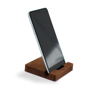 Buy Custom Logo Mobile Phone Display Stand Handmade Wooden Phone Holder ...
