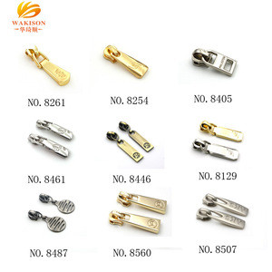 Buy Custom Metal Logo Locking Luggage Engraved Zipper Sliders from ...