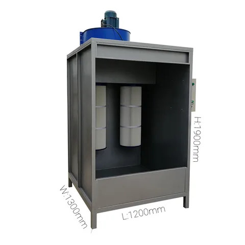 Buy Customized Electrostatic Powder Coating Booth With Dust Collection ...