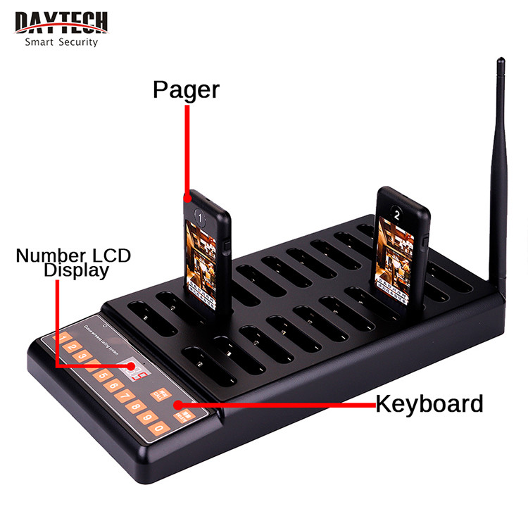 Buy Daytech E-p700 Waterproof Pager Resturant Ring Bell Wireless ...