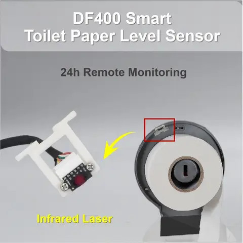Buy Df400 Smart Toilet Paper Level Sensor Nb-iot Level Sensor Toilet ...