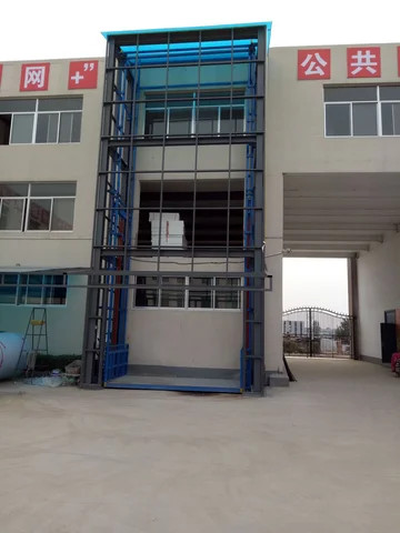 Buy Double Track Simple Stable Hydraulic Guide Rail Type Fixed Lifting ...