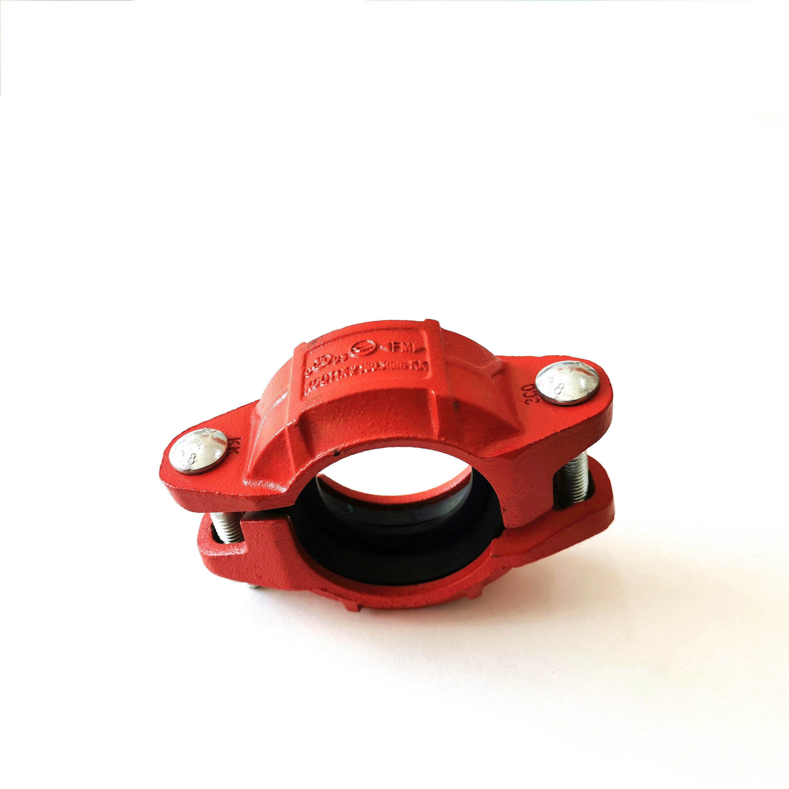 Buy Ductile Iron Red Color Cast Iron Pipe Fittings Flexible Coupling ...