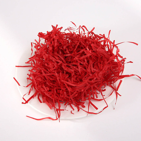 Buy Eco Friendly Red Color Recyclable Gift Tissue Paper Shred Curley ...