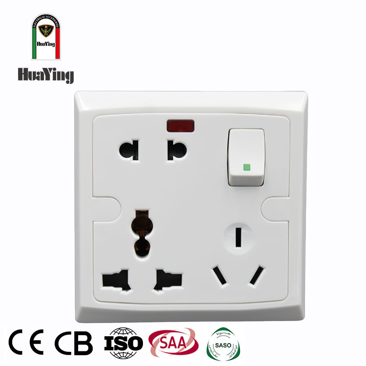 Buy Electric Wall Multi Pakistan Sockets Switch 6 Pin Multi Bangladesh ...
