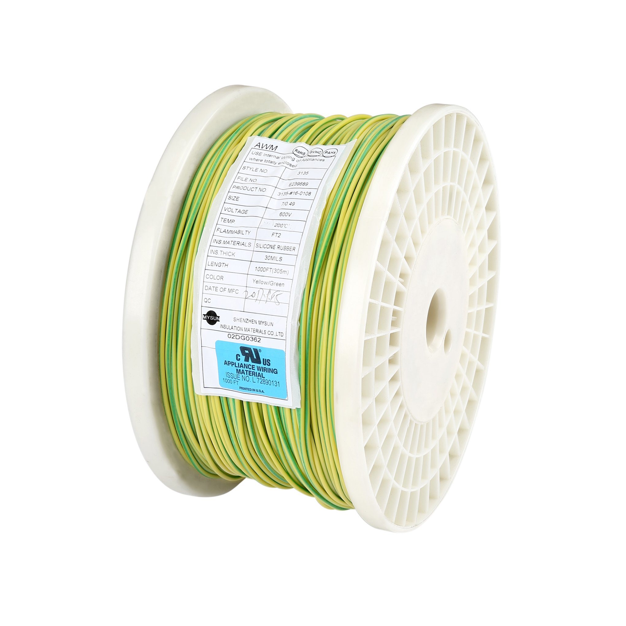 Buy Electric Wire Silicone Rubber Fiberglass Braiding Cable 13 14 16 18 ...