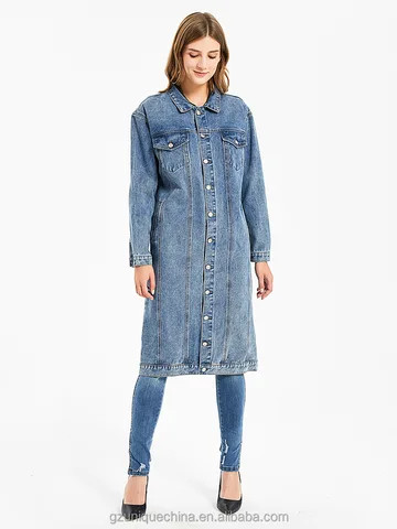 Buy Factory Custom Wholesale Vintage Oversize Jean Jackets For Women ...