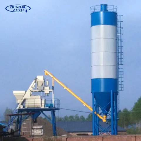 Buy Factory Manufacture Small-scale Green Concrete Mixing Machine Hzs75 ...