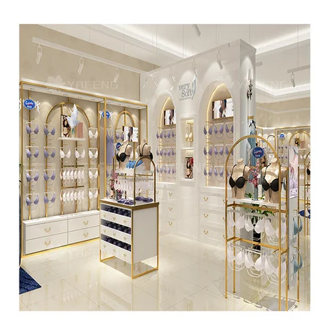 Buy Fashion Metal Wooden Display Stand Interior Design Store Display ...