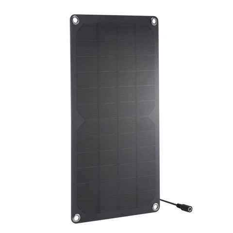 Buy Flexible Solar Panel 10w 12v Sun Power Panels With Dc5521 Ports 3w ...