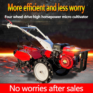 Buy Four-wheel Drive Micro Tillage Machine Automatic Clutch Stepless ...
