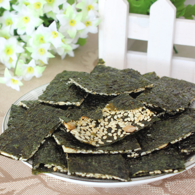Buy Healthy Delicious Nori Seaweed Crisp With Nut Filling Snacks from ...