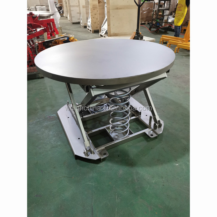 Buy Heavy-duted Loaded Lift Rotating Palletising Table from Suzhou ...