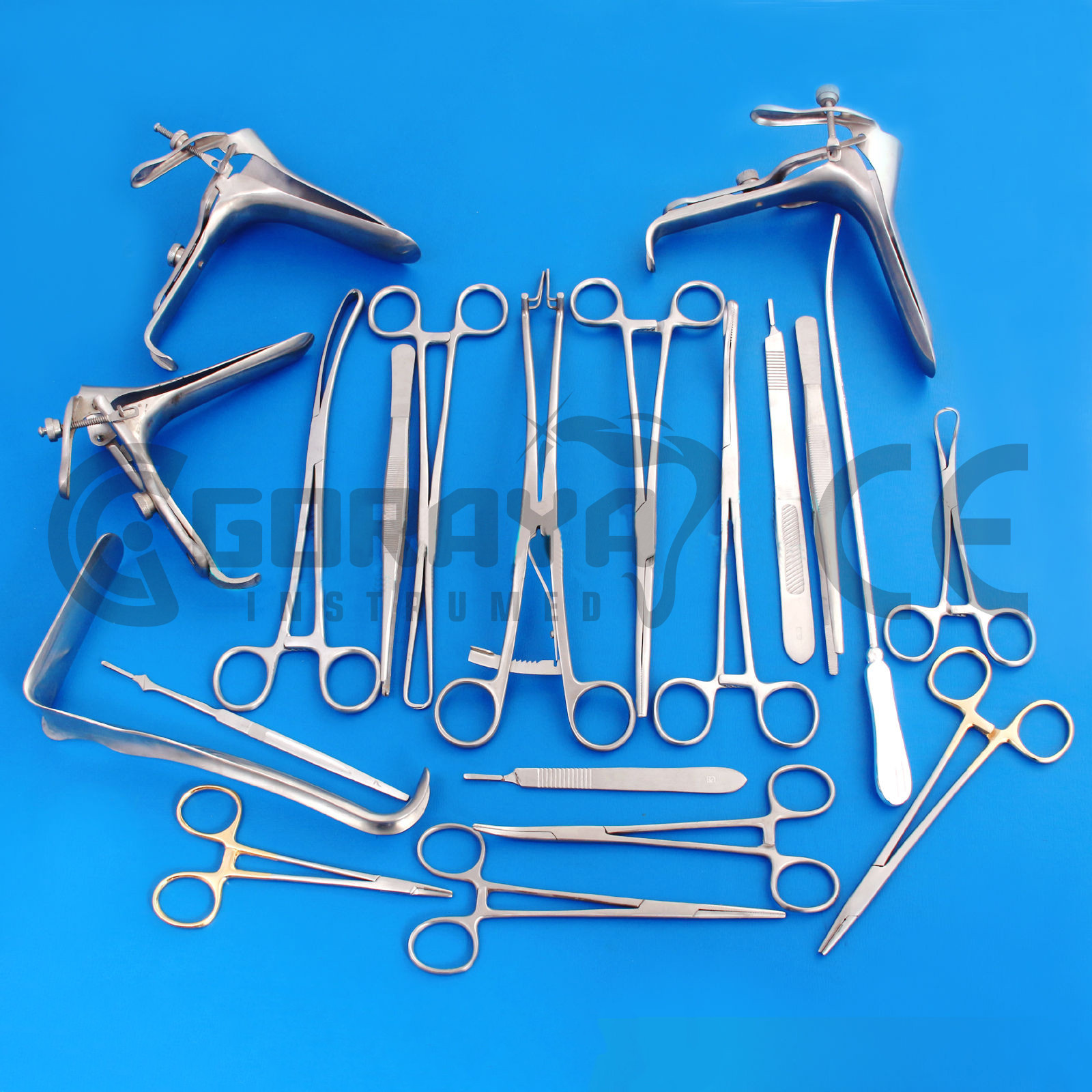 Buy Hot Sale Goraya German 49 Pieces D&c Surgical Instrument Set High Quality Ce Iso Approved ...