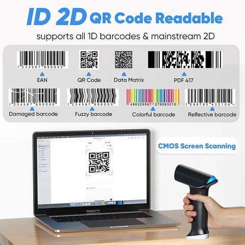 Buy Hot Sell Most Popular 2d Barcode Scanner 1d Qr 2d Cheap Wired ...