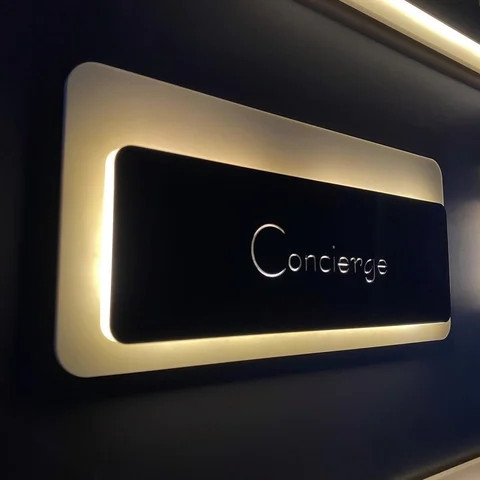 Buy Hotel Room Number Sign Hotel Restroom Metal Signacrylic Wall With ...