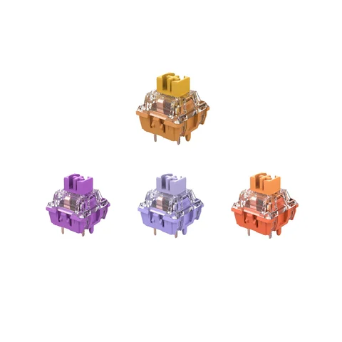 Buy Jerrzi Seashell/violet/orange/coral Switch Mechanical Keyboard ...